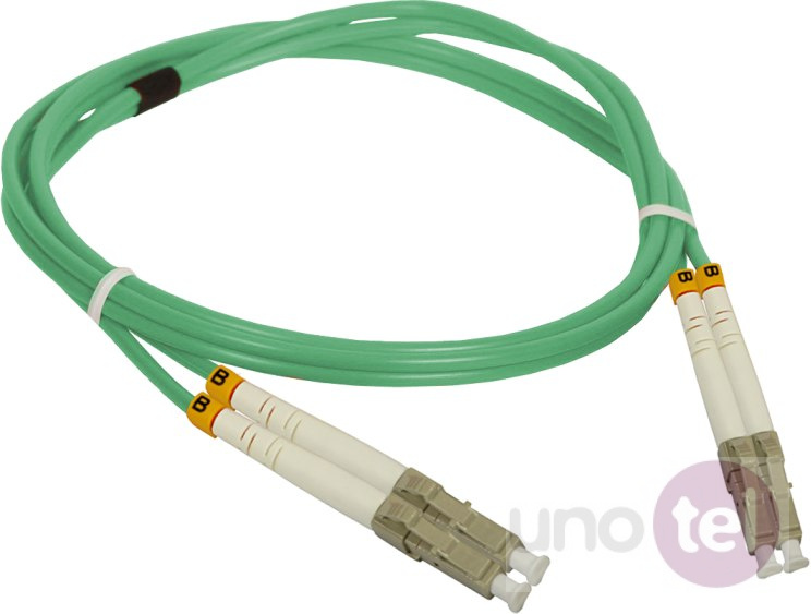 Patch cord MM OM3 LC-LC duplex 50/125 1.0m | Unotel